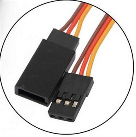 5 Pcs 24 Inch Parallel Hitecjr 22awg Servo Extensions Ebay