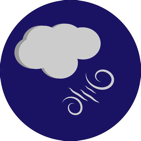 Windy Weather Illustration Vector On A White Background 13773877