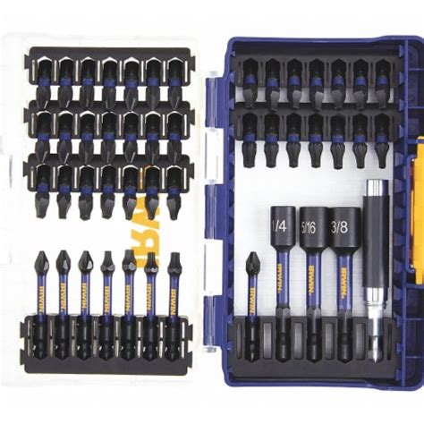 Irwin Steel Impact Screwdriver Bit Set 47 Pc Kroger