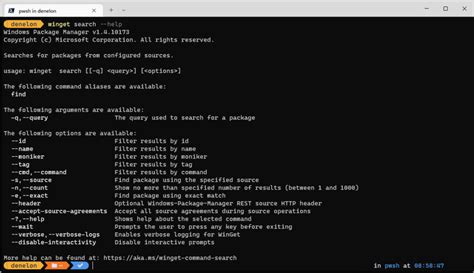 Windows Package Manager 14 Windows Command Line