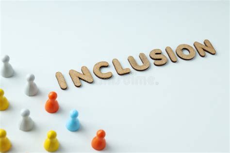 Concept Of Diversity Inclusion And Equality Space For Text Stock