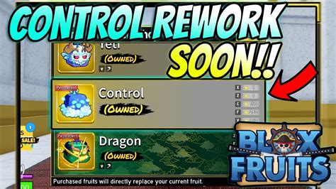 New Control Rework Is Officially Confirmed In Blox Fruits Youtube