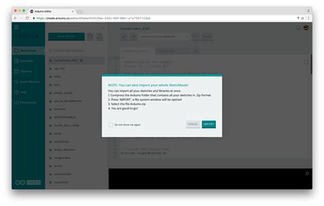 Share Your Sketches On The Arduino Web Editor Arduino Blog