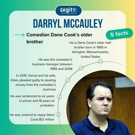 The Truth About Dane Cooks Brother Darryl Mccauley And Where He Is Now Legit Ng