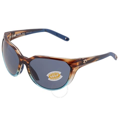 Costa Del Mar Mayfly Grey Polarized Polycarbonate Ladies Sunglasses