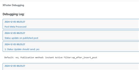 Debugging Xposter Documentation