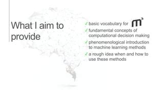 Computational Decision Making PPT