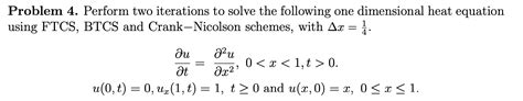 Problem Perform Two Iterations To Solve The Chegg