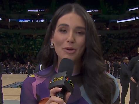 Courtside Reporter Ashley Shahahmadi Is Clear Star Of Nba Playoff The