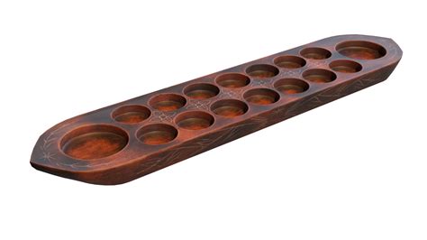 Congkak Mancala 3d Turbosquid 2212626
