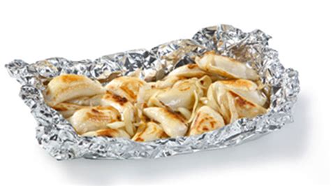 Barbequed Perogies Cheemo