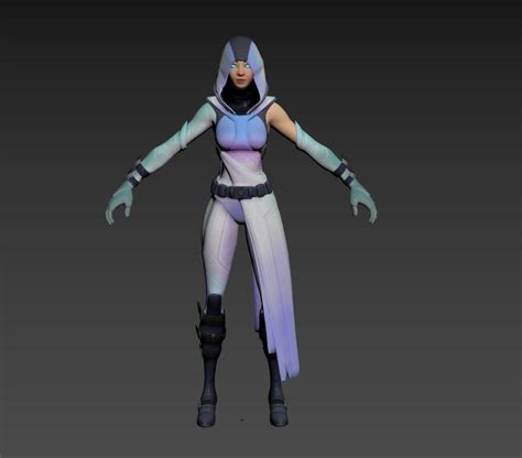 Glow Fortnite Outfit Free 3d Model Best Of 3d Models