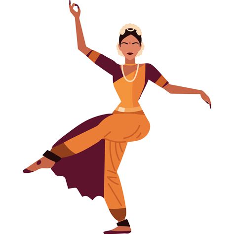 Indian Woman Dancing The Bharatanatyam 49326080 Png