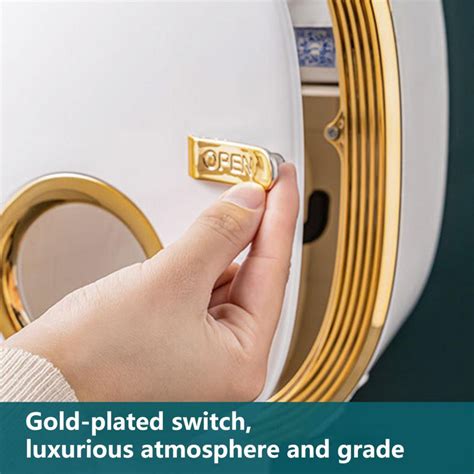 Badubg Кутия за тоалетни кърпички Полезна инсталация без пробиване Кутия за тоалетни кърпички