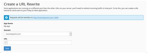 cpanel ruby on rails