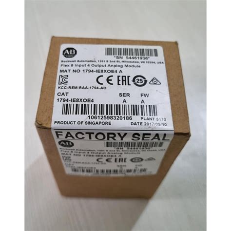 Jual Allen Bradley Flex Io 1794 Ie8xoe4 Flex 8 Input 4 Output Analog