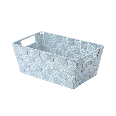 Gmgaic Durable Rectangular Stackable Box Woven Basket Bin Container
