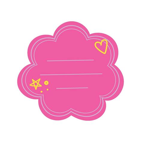 Cute Note Set 48232713 Vector Art At Vecteezy
