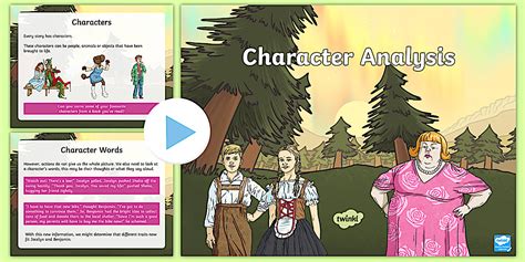 Character Analysis Powerpoint