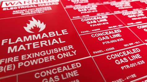 Traffolyte Labels Electrical Labels Plastic Tags Signs