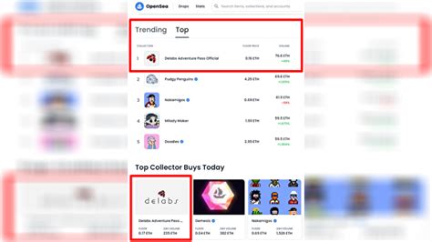 디랩스 글로벌 Nft 거래소 오픈씨서 종합 순위 1위 달성