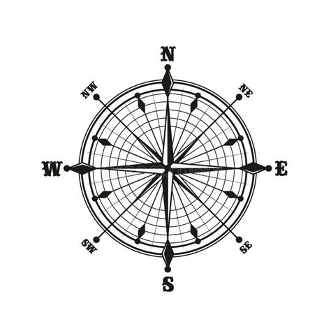 Compass Dial On White Stock Illustration Illustration Of Direction 3606822