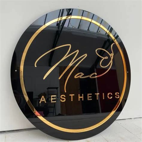 Letreros En Acrílico Personalizados Logos 3d Y Con Luz Led