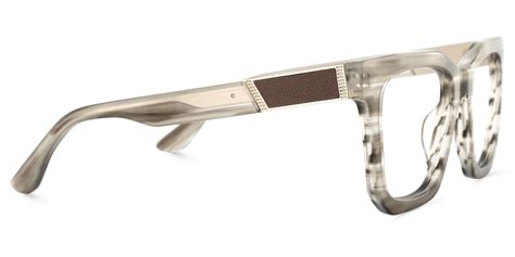 Nichole Square Gray Frame Eyeglasses For Men Zeelool Uk