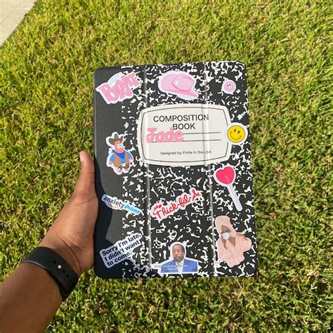 Composition Notebook Ipad Case Etsy