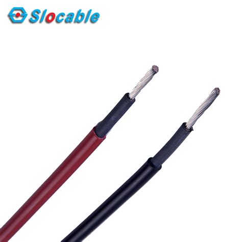 Slocable 1500v Dc Power Cable Uv Resistant Class 5 Tinned 100 Copper Conductor Solar Single