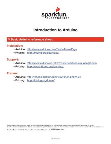Intro To Arduino