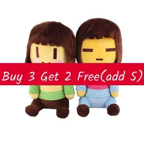 Undertale Chara Frisk Plush Doll Figure Stuffed Toy 20cm Soft Xmas T