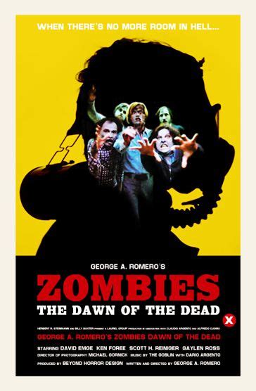 Dawn Of The Dead George A Romero 1978 Horror Posters Zombie