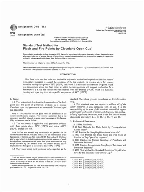 Mtpt Astm D92 98a Pdf