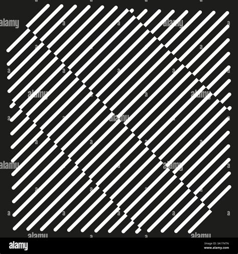 Black And White Geometric Pattern With Intersecting Diagonal Lines