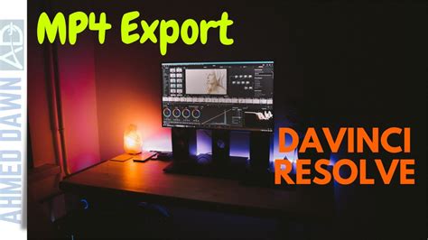 How To Export Davinci Resolve Project As Mp4 Youtube