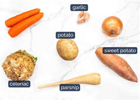 Root Vegetables Chart