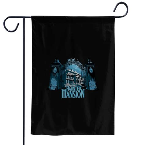 Disney Haunted Mansion Movie Gracey Manor Gates House Flags Id 21921539 By Brian Owens Printblur