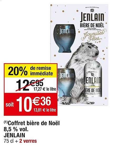 Promo Coffret Bière De Noël 8 5 Vol Jenlain Chez Cora Icatalogue Fr
