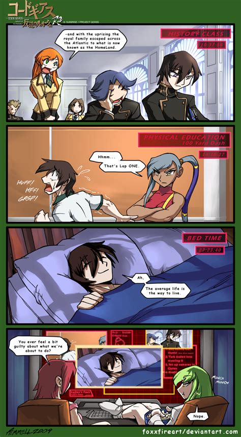 Code Geassr2 4koma Episode 01 02 Code Geass Lelouch Of The Rebellion Giant Bomb