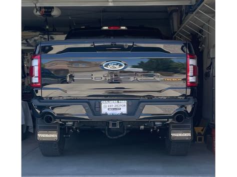 truck hardware gatorback orange tremor wrap mud flaps set of 4 fits 2021 2025 ford f 150