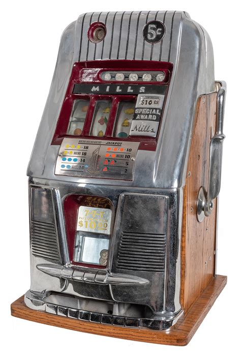 Lot Detail Mills 5 Cent 10 Special Award Hi Top Slot Machine
