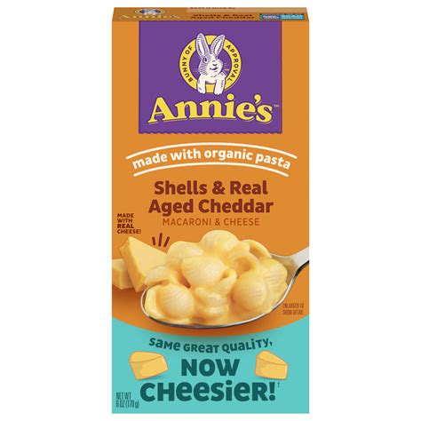 Annies Macaroni And Cheese Shell And Real Aged Cheddar Main