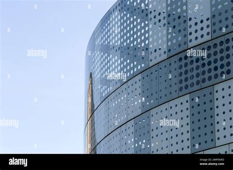 Modern Building Facade With Innovative Designed Solar Protection