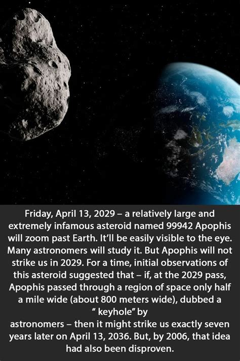 A Close Encounter With Asteroid Apophis