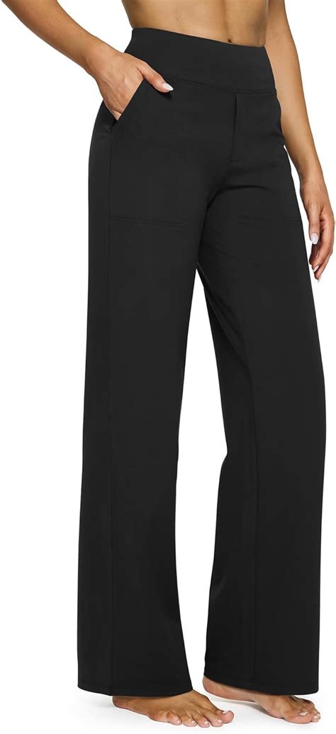 G4free Petite Wide Leg Pants For Women Yoga Dress Pants