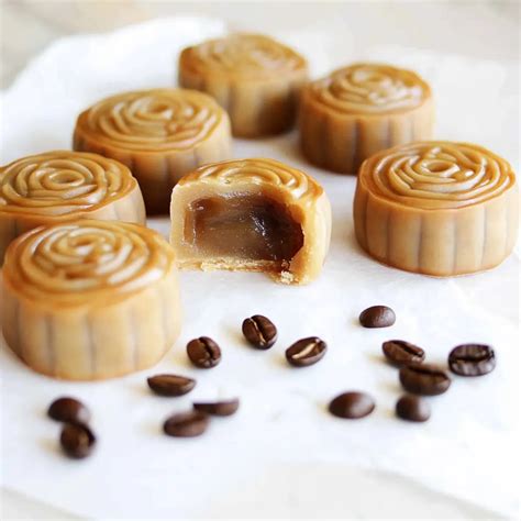 Delicious Coffee Snow Skin Mooncakes For Easy Vegan Treats
