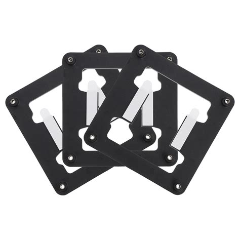 Fueenirva 3set Black Abs Square Socket Retention Bracket For Cpu