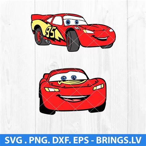 Lightning Mcqueen Face Template