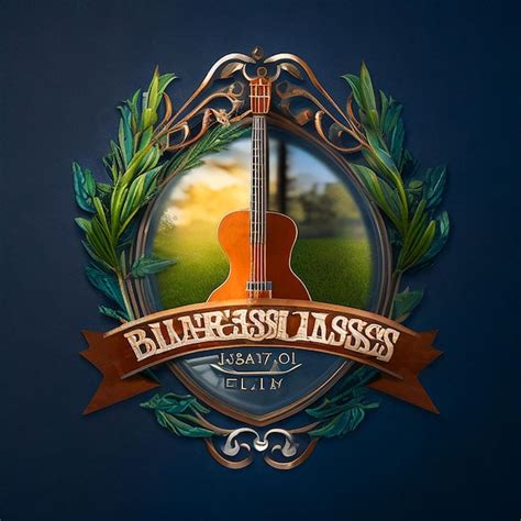 Premium Photo Bluegrass Inspired Logo And Tshirt Design White